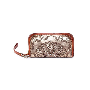 OLD TREND Genuine Leather Golden Mola Clutch