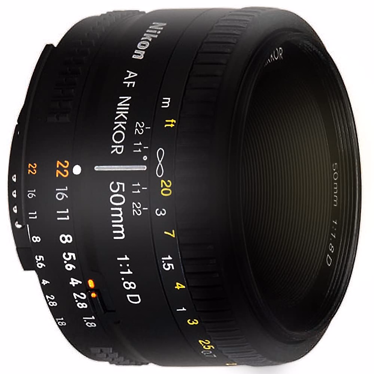 Nikon AF FX NIKKOR 50mm f/1.8D Lens with Auto Focus for Nikon DSLR Cameras (Renewed)
