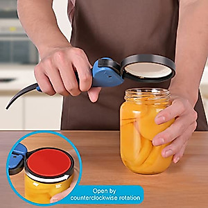 MSEONA Jar Opener with original safety design, jar opener for Weak Hands,Jar Lid Opener Tool,Jar openers for Seniors with Arthritis