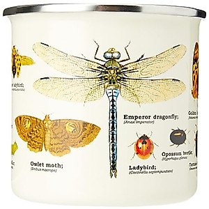 Gift Republic Insects Enamel Mug, 1 Count (Pack of 1), Multicolor,500 ml