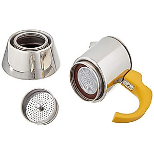 Mepra 1/3-Cup Coffee Maker, Yellow