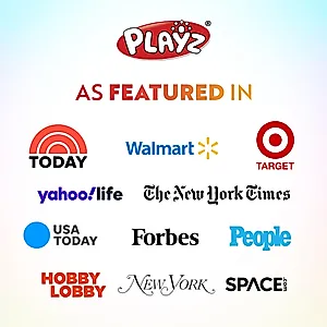 Playz 5-Piece Princess Castle Girls Pop Up Play Tent & Dress Up Costume Bundle - Playhouse Gift for Girls & Toddler for Indoor & Outdoor Use with Pink Fairy Tale Carrying Bag & Glow in The Dark Stars