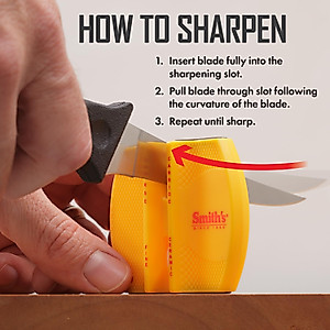 Smith's CCKS 2-Step Knife Sharpener , Yellow