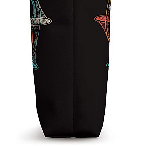 French Horn Vintage Marching Band Musician Tote Bag