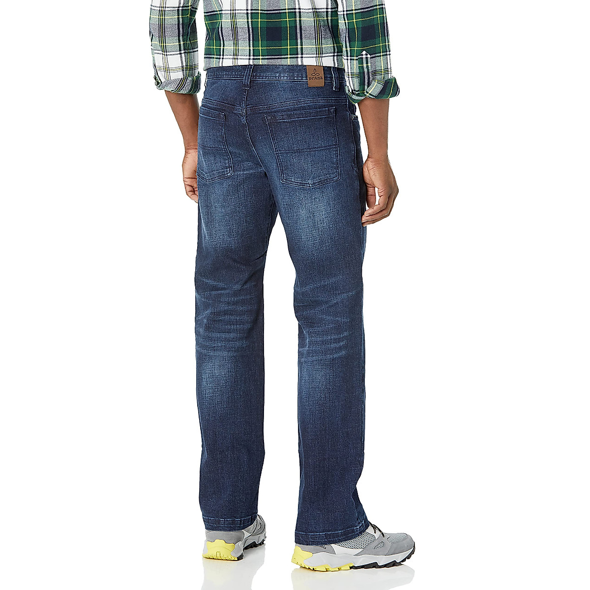 prAna Men's Axiom Jean, Rinse Chipped Wash, 38W x 30L Short