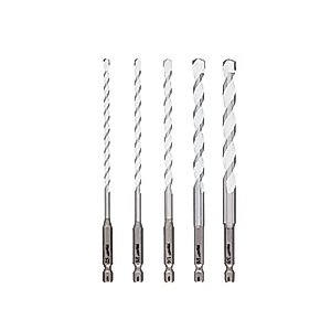 Milwaukee 5 Piece Shockwave Carbide Multi-Material Drill Bit Set