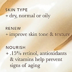 Alpha Skin Care Enhanced Wrinkle Repair Cream, Anti-Aging Formula, 0.15% Retinol, Vitamins A, C & E, Reduces Lines & Wrinkles, All Skin Types, 1.05 Oz, White