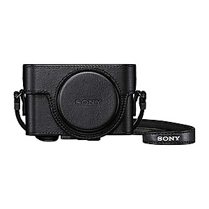 Sony Premium Jacket Case (LCJRXK/B) for RX100 Series Digital Still Cameras, Black, Small