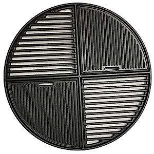 Dongftai CH83G Cast Iron Grate,Modular Fits 22.5" Grills, Pre Seasoned, Non Stick Cooking Surface