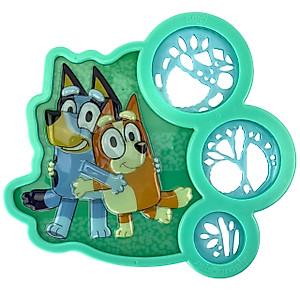 Spirograph Cyclex Set Bluey – Drawing Kit, Arts and Crafts, Bluey Toys, Art Supplies, Stickers for Kids, Bluey Stickers, Spiral Art, Markers, Stickers, Design Sheet Included, Ages 5+