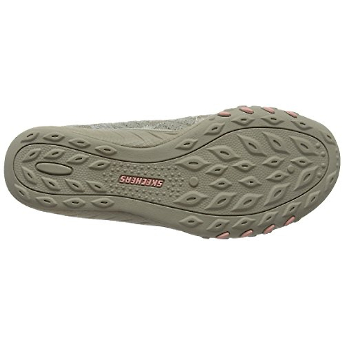 Skechers Relaxed Fit Breathe Easy Fortune Knit Womens Bungee Sneakers Taupe 9.5 M US