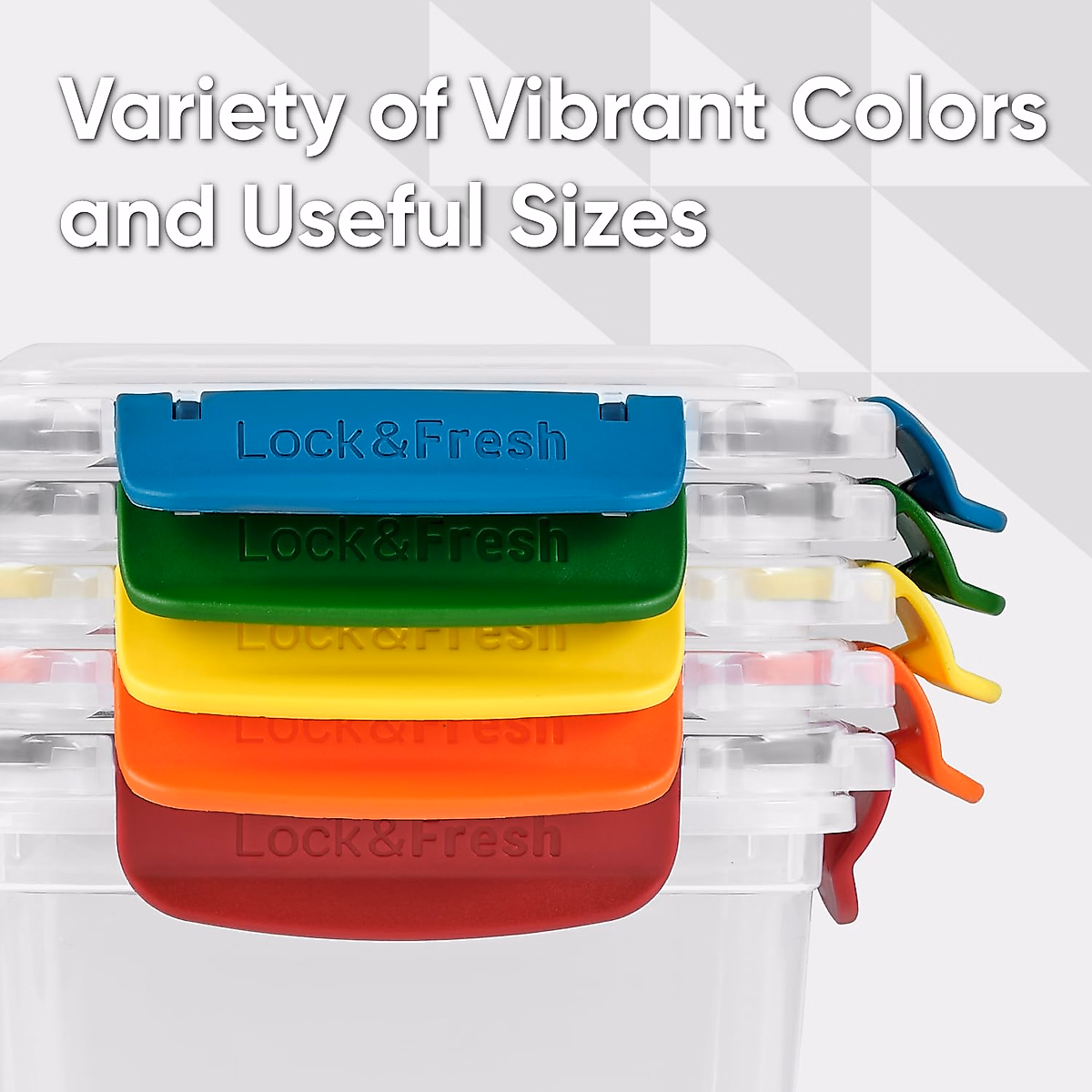 Superio Plastic Food Storage Containers with Airtight Lids, 8 Pack- 27 Oz, BPA Free, Leakproof, Stackable, Microwave, Dishwasher, Freezer Safe, Blue