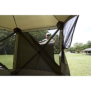 CLAM Quick Set Screen Hub Green Tent Wind & Sun Panels, Accessory Only (4 Pack)