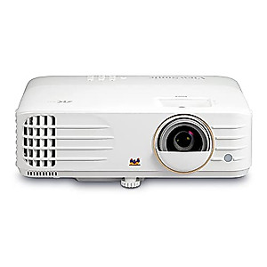 ViewSonic (PX748-4K) 4K UHD Projector with 4000 Lumens 240 Hz 4.2ms HDR Support Auto Keystone Dual HDMI and USB-C for Home Theater Day and Night, Stream Netflix with Dongle