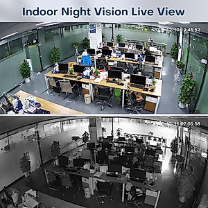 VALUCAM 6MP PoE IP Camera, 2.8mm Wide Angle, 164ft IR Night Vision, IVS Detection, Outdoor Turret Camera with Mic, Metal IP67 Weatherproof, H.265, WDR, 3D DNR, DMSS/SmartPss Lite