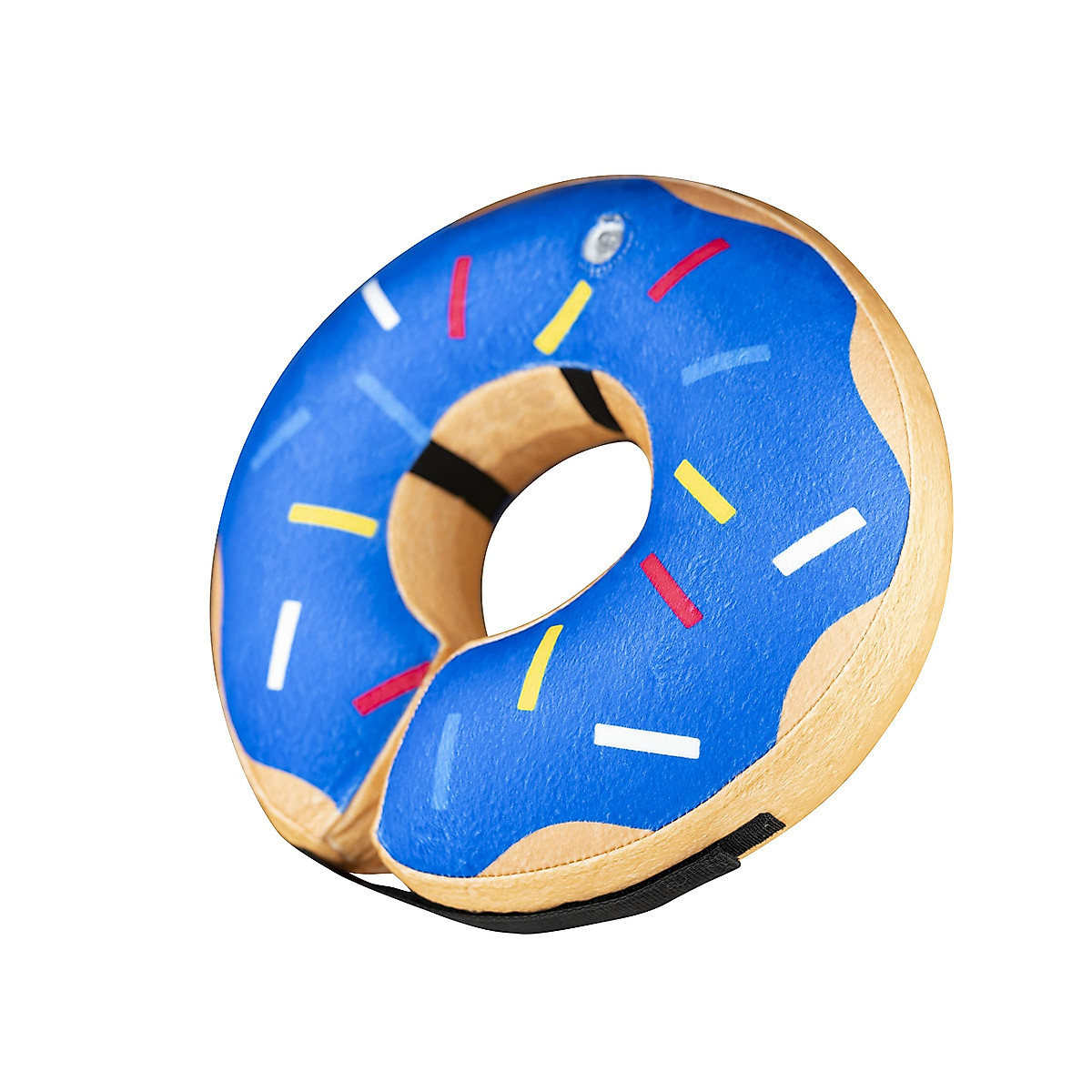 Protective Inflatable Collar for Dogs and Cats - Soft Recovery Pet Cone, E-Collar Does not Impede Vision Blue M