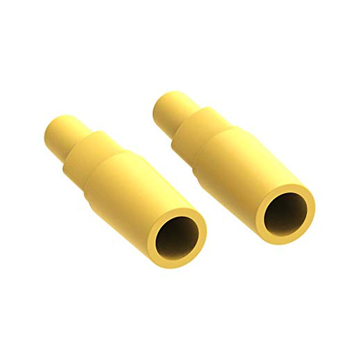 BabyValley Upgrade Backflow Adapter Compatible with Spectra S1/S2, Spectra 9, 9Plus Flange Adapter Connectors for Medela Breastshield Swing, Harmony Flange and Spectra Backflow Protector (Yellow 2pc)