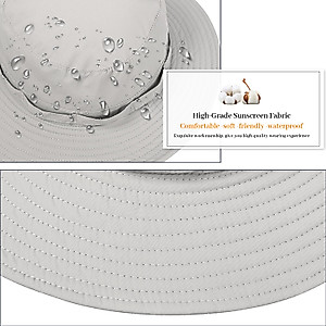 Outdoor Quick-Drying Sun Hat for Men, Summer Man Foldable Sun Protection Wide Brim Sun Hats Bucket Hats Beach Hat UPF 50+ Navy