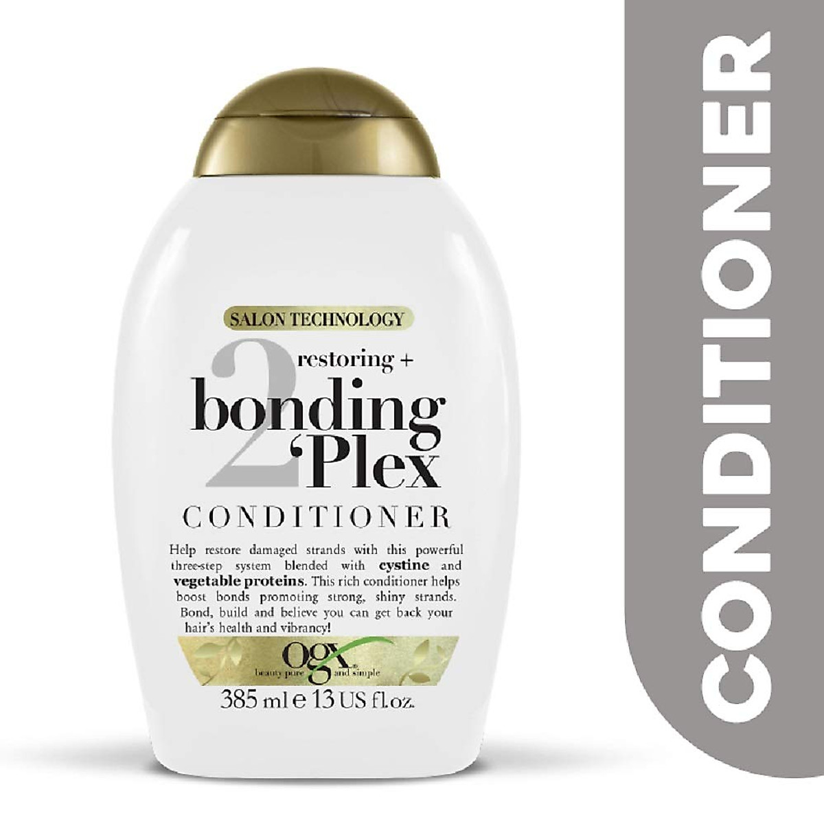 OGX Restoring + Bonding Plex Salon Technology Conditioner, 13 Ounce