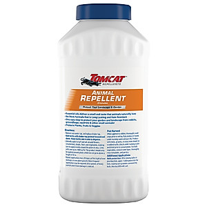 Tomcat Repellents Animal Repellent Granules1 - Repels Rabbits, Squirrels, Groundhogs and Other Small Animals, Contains Essential Oils, Long Lasting, No Stink, Rain-Resistant, 2 lbs.