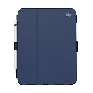 Speck Case for iPad Pro 10th Generation 10.9 Inch - Drop & Camera Protection, Slim Multi Range Stand, Apple Pencil Holder - Arcadia Navy/Moody Grey