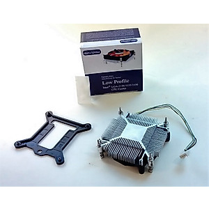 HIGH POWER® LGA-115x-mITX 1U Low-Profile Quiet 80mm Intel LGA 1150 1151 1155 1156 CPU Cooling Fan Mini ITX Micro ATX mITX PC i5 i7 Processor Cooler