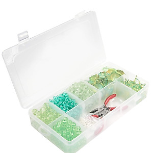 Simply Tidy 6 Pack: Bead Storage Box with Adjustable Compartments by Bead Landing™