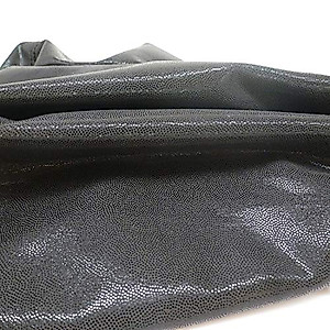 Girls Dance Short Gymnastics Athletic Shorts Sparkle Glitter Tumbling Bottoms (Black, 130)