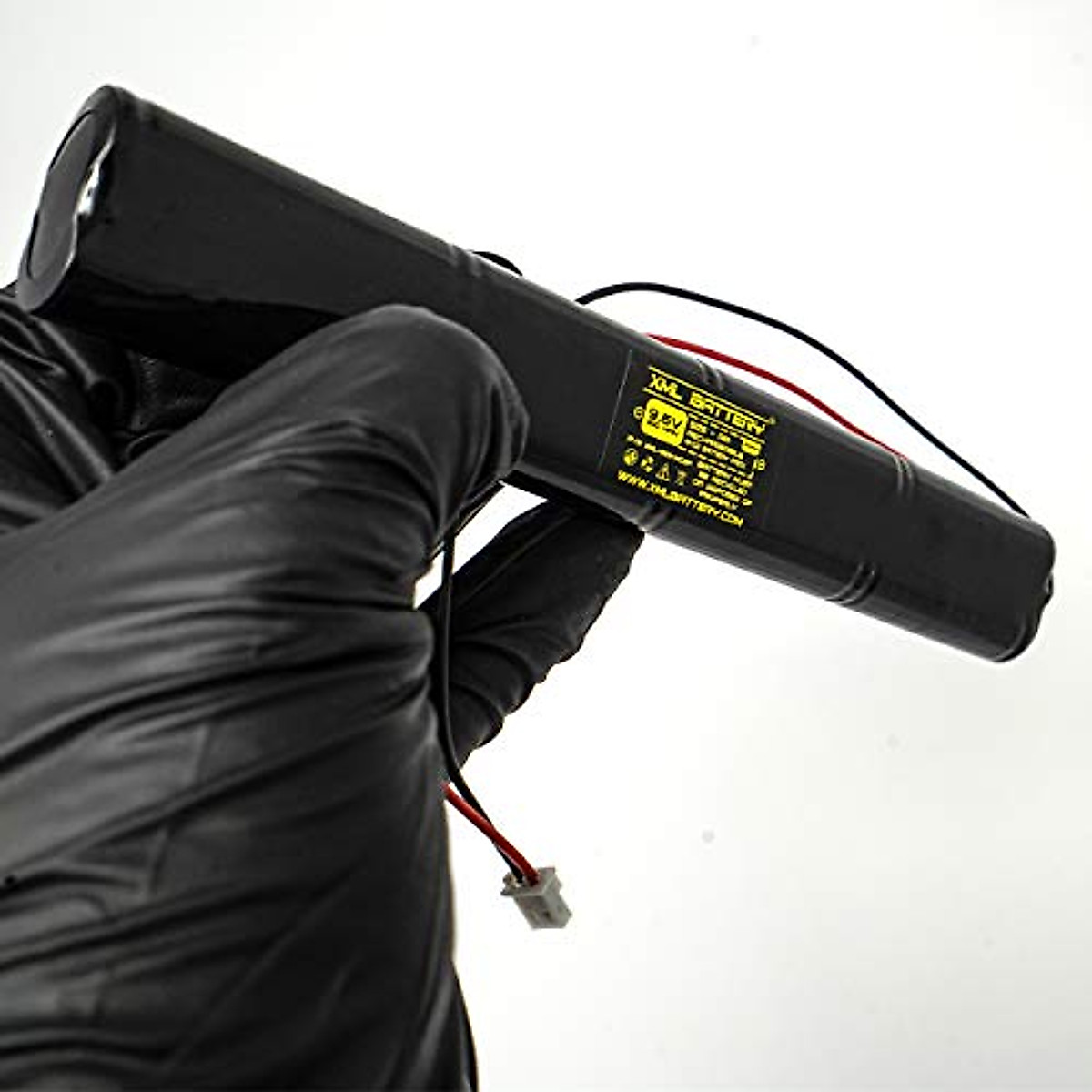 XML Battery BBAT0044A BBAT0043A Unitech AA900MAH 9.6V 900mAh BAT9.6V700 Ni-CD Rechargeable Battery Pack Replacement for Exit Sign Emergency Light