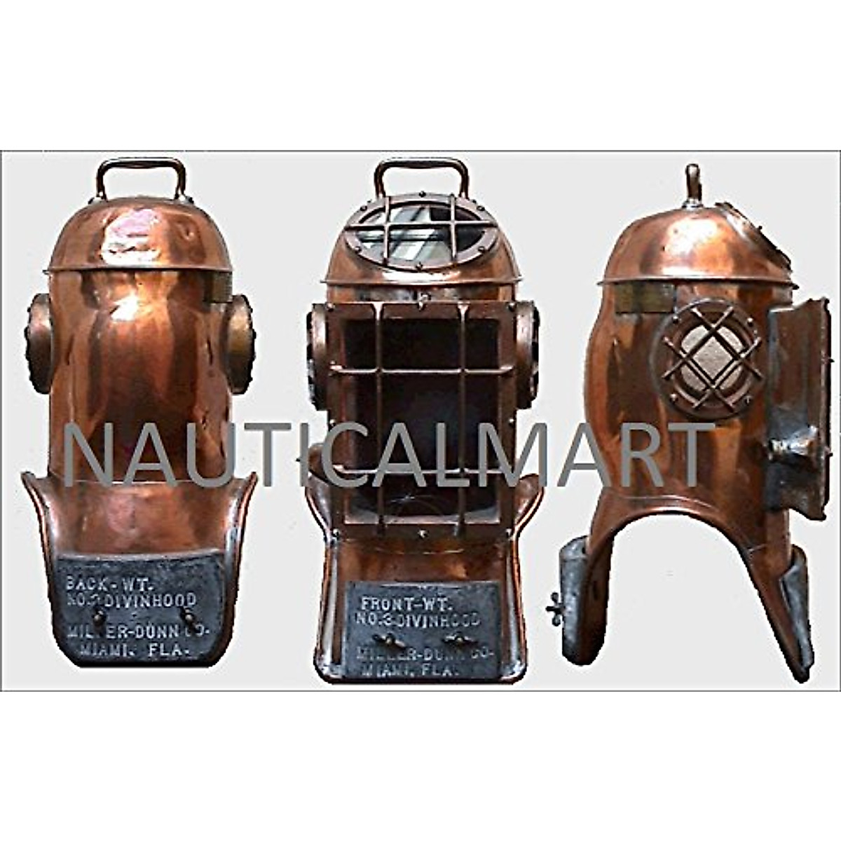 NauticalMart Miller-Dunn DIVINHOOD - Shallow Water Helmet - Model 3 Part of U.S. Navy