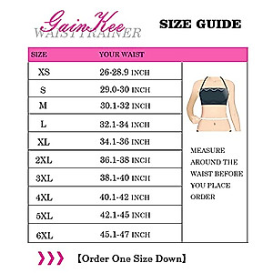 GainKee Clip and Zip Waist Trainer Corset Women Neoprene Workout Sweat Vest Body Shaper (Large, Belt)