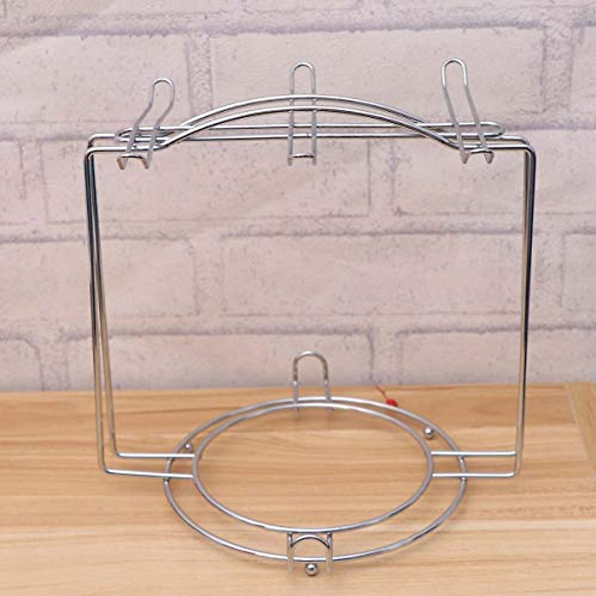 Cabilock Mug Stand Mug Plates Holder Coffee Cup Rack Stand Stainless Steel Coffee Cup Holders for 4 Cups 6 Plates ( Silver ) Mug Tree