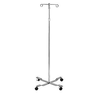 Drive DeVilbiss Healthcare 13033 Iv Pole Economy, 2 Hook