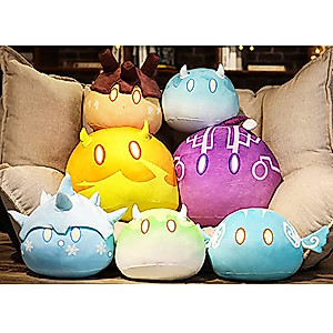 Plush Pillow Slime Anemo Element Anime Plushie 14" Cosplay Props Collection Soft Stuffed Doll Gift for Fans