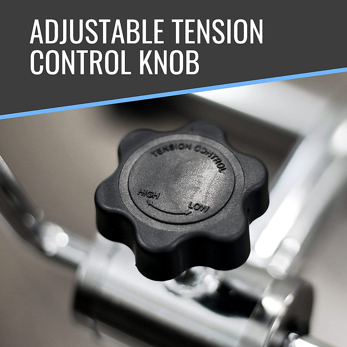 DMI Portable Exercise Bike, Under Desk Bike Pedal Exerciser for Arms or Legs can be used as Workout Equipment or Physical Therapy with Manual Tension Adjuster, Chrome