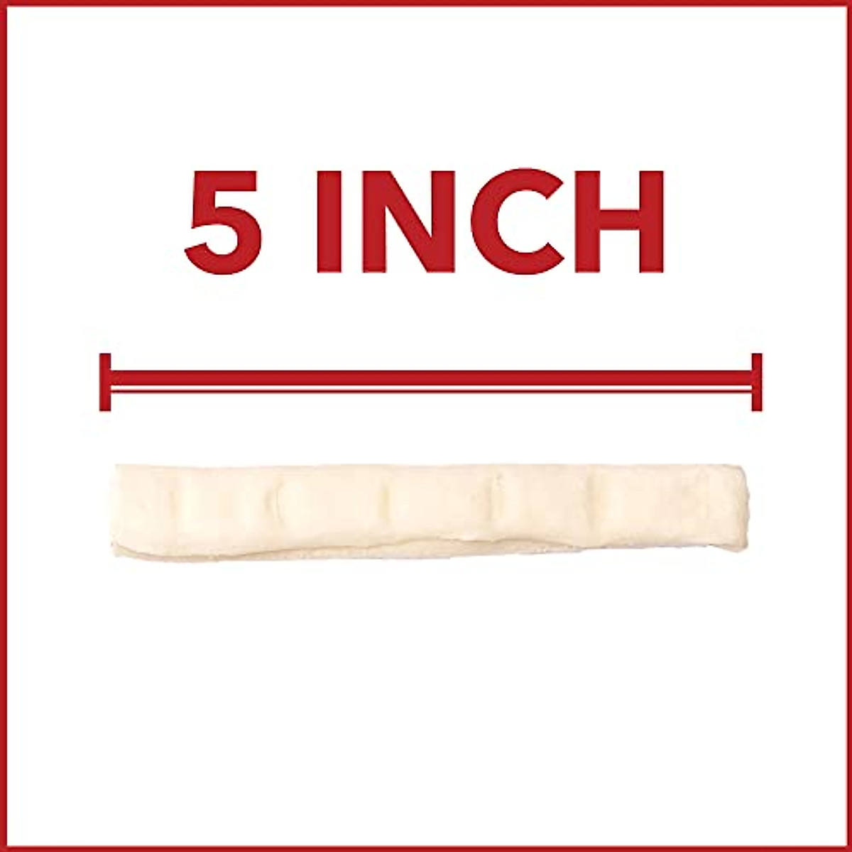 Pet Factory American Beefhide 5" Chip Rolls Dog Chew Treats - Natural Flavor, 50 Count/1 Pack