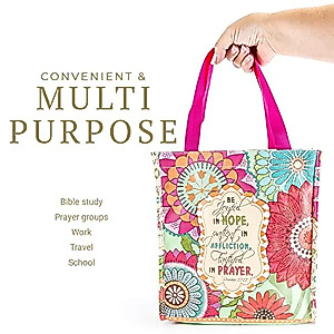 Divinity Boutique Tote-Bible Study -Joyful Flower