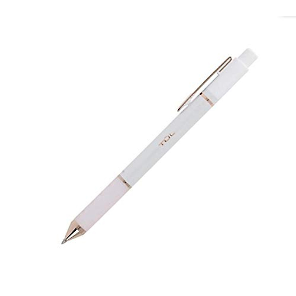 TUL Retractable Gel Pens, Limited Edition, Sunset Shades, Medium Point, 0.7 mm, Pearl White Barrel, Blue Ink, Pack of 4