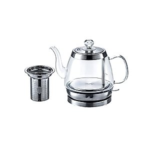 Hokcus Classic Kettle with 3Mins Quick Quiet Boil, Automatic Shutoff, Tea Heater Hot Water Boiler,Dry Burn Prevention 1L Base/1Kettle/1Kettle