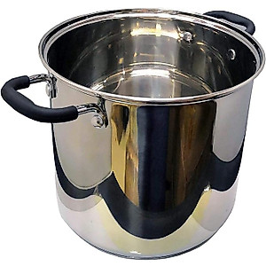 Easyday Stockpot Stainless Steel Stock Pot with Lid (12 Quart)