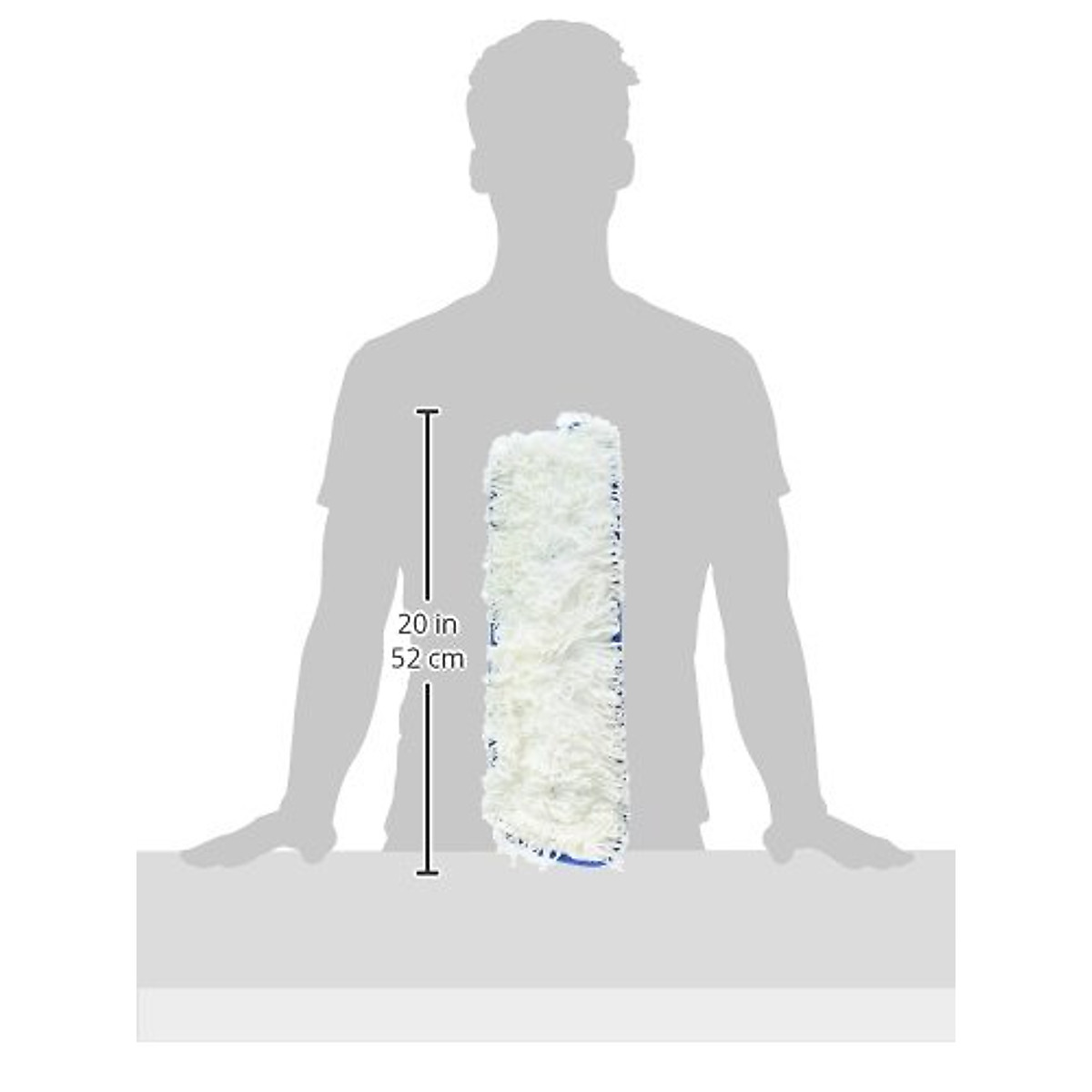 Rubbermaid Commercial Products 6" Flow Finish Pad, Blue, for Janitorial/Professional Cleaners and Heavy-Duty industrial Cleaning/Finishing on Hard-Wood/Tile/Vinyl/Other Floor Sufaces