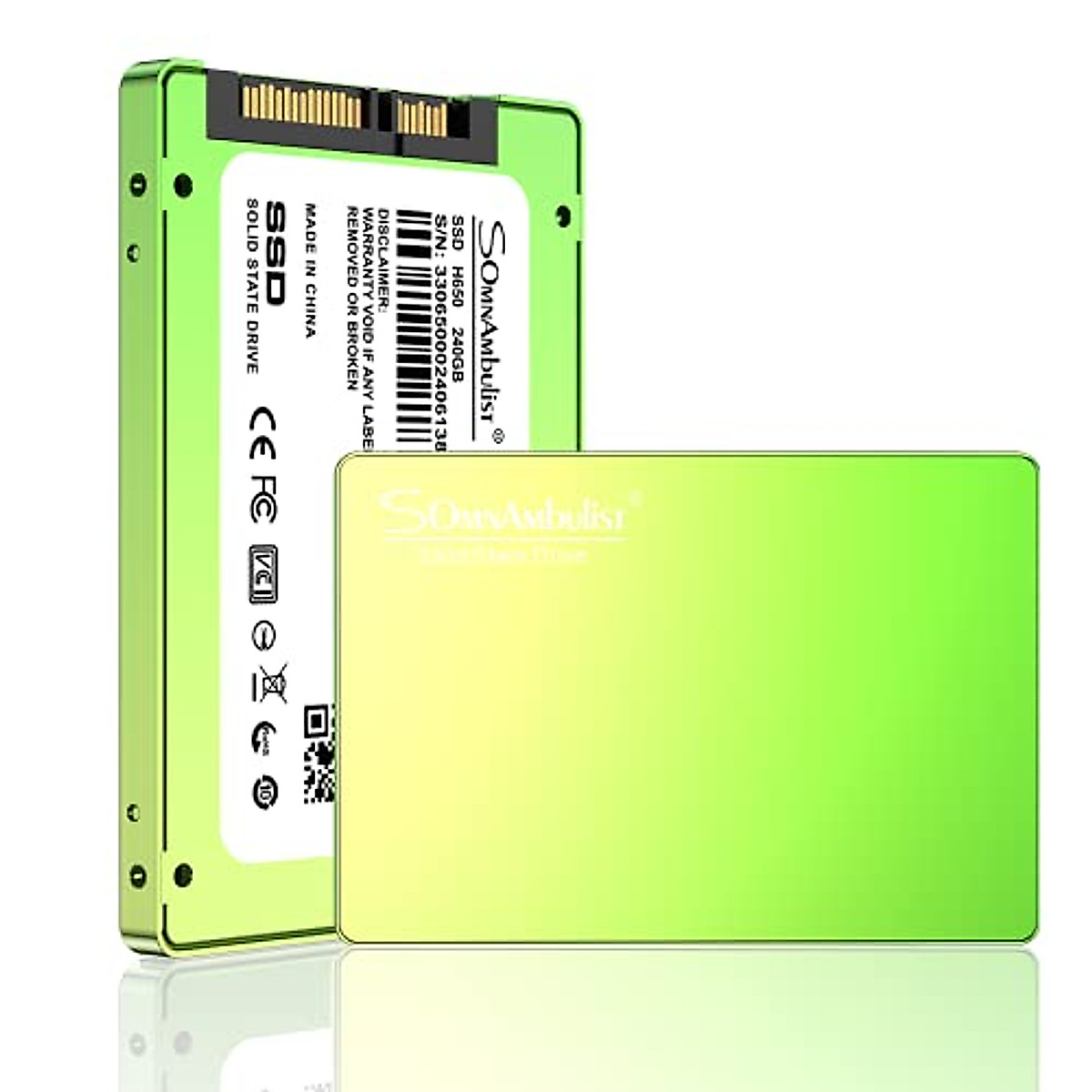 Somnambulist sata Laptop hd Solid State Hard Drive 60gb ssd 960gb 2tb 60 gb ssd (Gradient yellow-green-960GB)