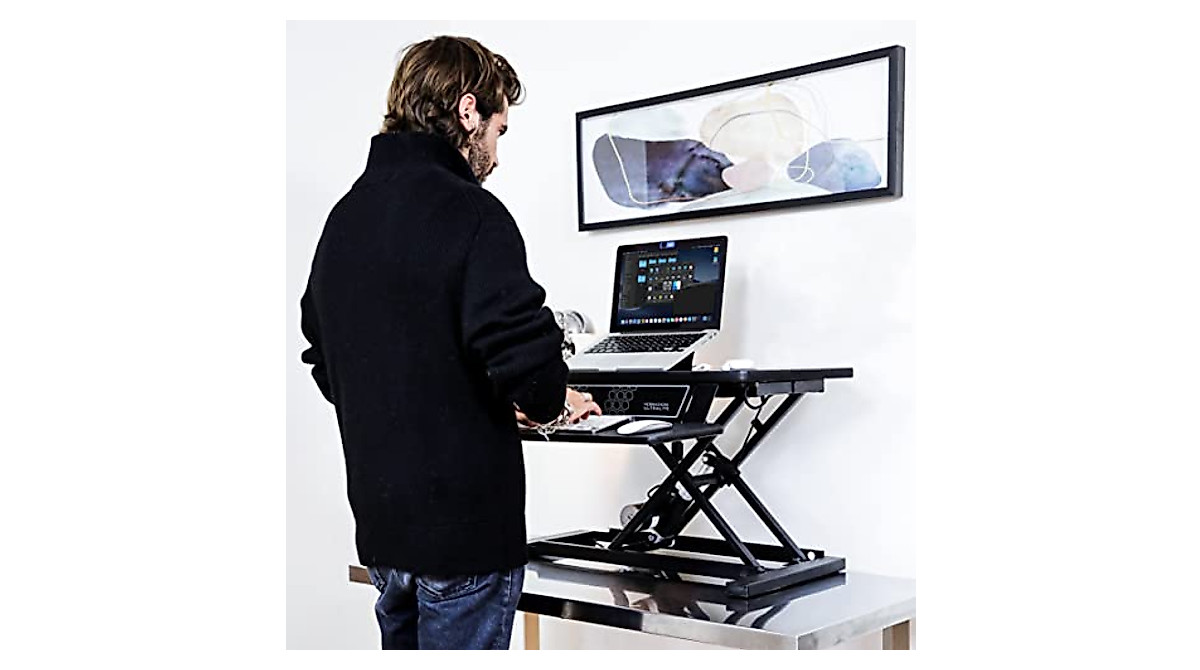 VERSADESK UltraLite Electric Standing Desk Riser w/ USB