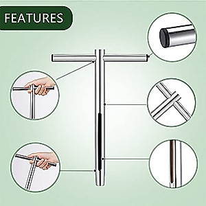 Soil Sample Probe 12 Inch with T Handle, Soil Sampler Tool, Soil Test Kit, Soil Probe for Soil Sampling Plant Care Lawn Garden Farm