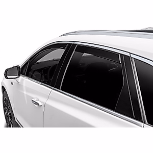 Auto Ventshade [AVS] Low Profile Ventvisor / Rain Guards | Smoke Color, 6 pc | 896002 | Fits 2009 - 2014 Nissan Murano