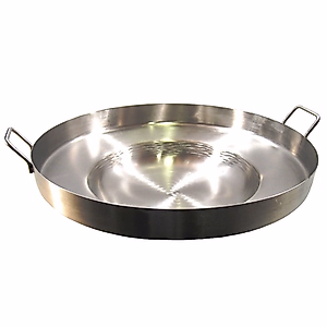 Comal Stainless Steel 22" Acero Inoxidable Concave Outdoors Stir Fry Heavy Duty Comal Para Freir