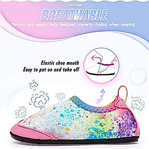 Apolter Baby Boys and Girls Swim Water Shoes Barefoot Aqua Socks Non-Slip for Beach Pool Toddler Kids
