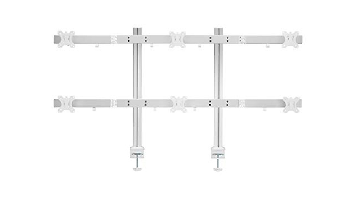 TechOrbits Hex 6 Monitor Stand - Heavy-Duty Aluminum Mount
