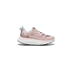 KEEN Women's WK400 Performance Breathable Walking Shoes, Fawn/Peach Whip, 7