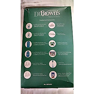 Dr. Brown's Natural Flow Standard Glass Bottles, 8 Ounce, 2-Count (Glass Gift Set)